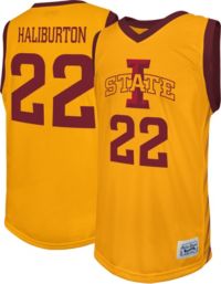 Retro Brand Men's Iowa State Cyclones Tyrese Haliburton #22 Gold ...