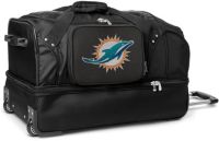 Mojo Miami Dolphins Drop Bottom Wheeled Duffle | Dick's Sporting Goods