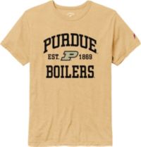League-Legacy Men's Purdue Boilermakers Old Gold Tri-Blend Victory T ...