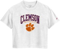 League-Legacy Women's Clemson Tigers White Intramural Midi T-Shirt ...