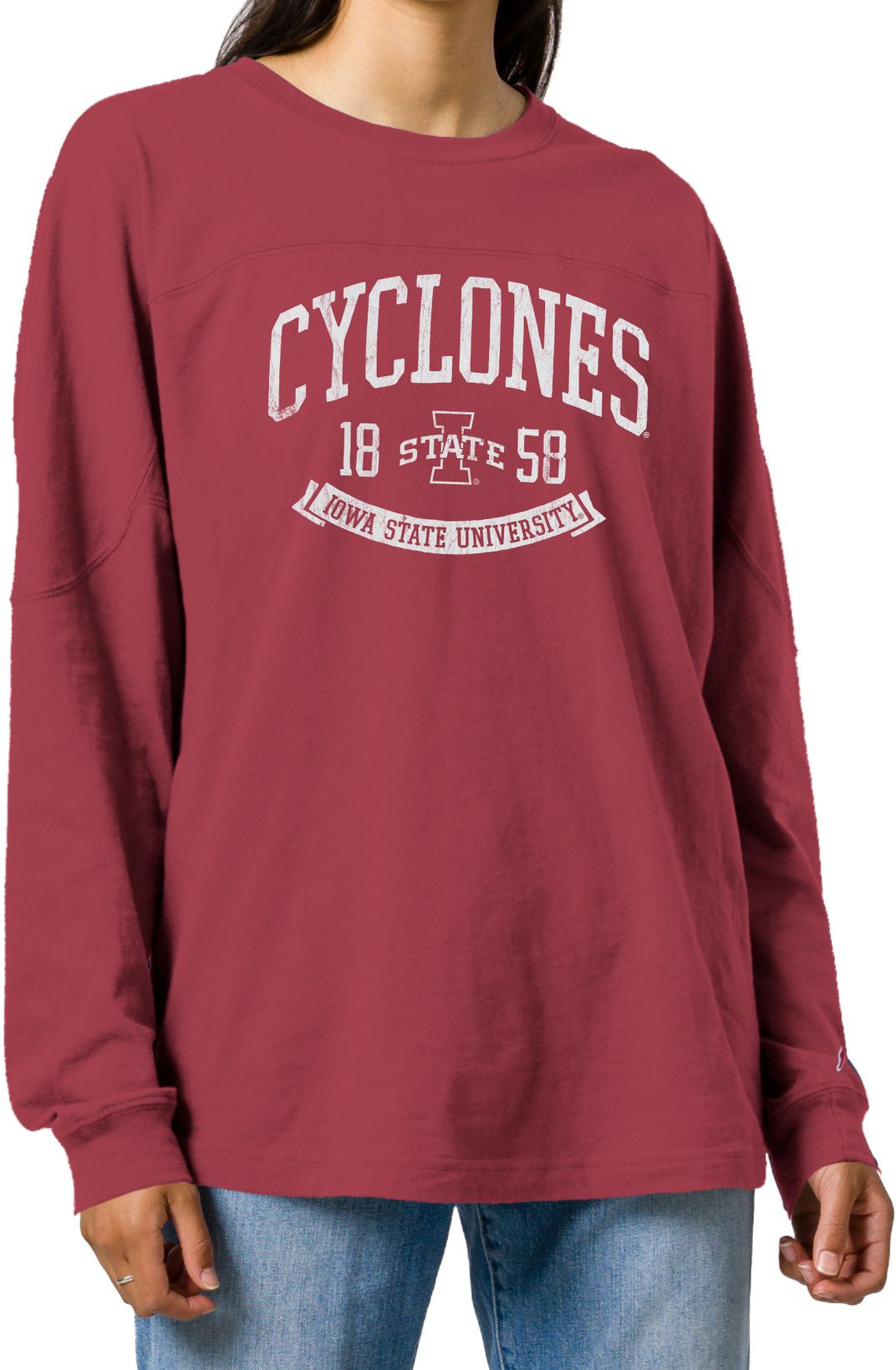 League-Legacy Women's Iowa State Cyclones Cardinal Throwback Long ...