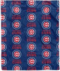 Logo Brands Chicago Cubs Plush Blanket | Dick's Sporting Goods