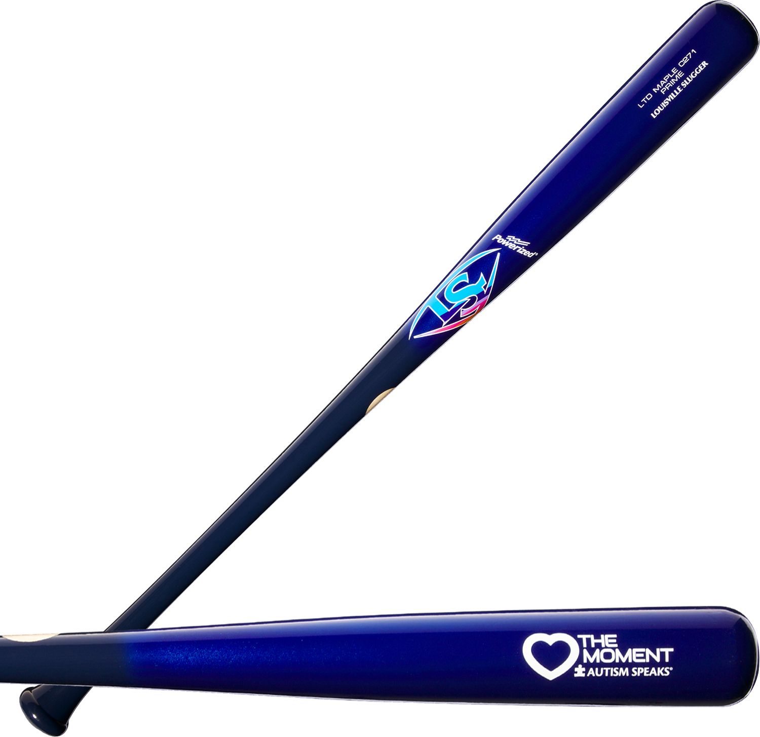 Louisville Slugger MLB Prime C271 Autism Speaks Maple Bat - Simolary
