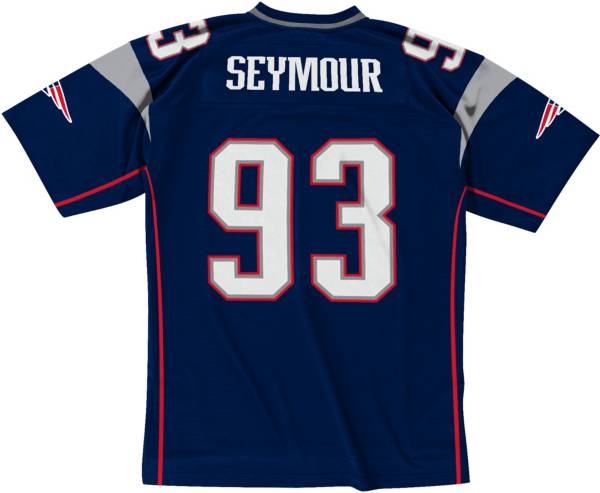 Mitchell & Ness Men's New England Patriots Richard Seymour #93 2003 Red ...