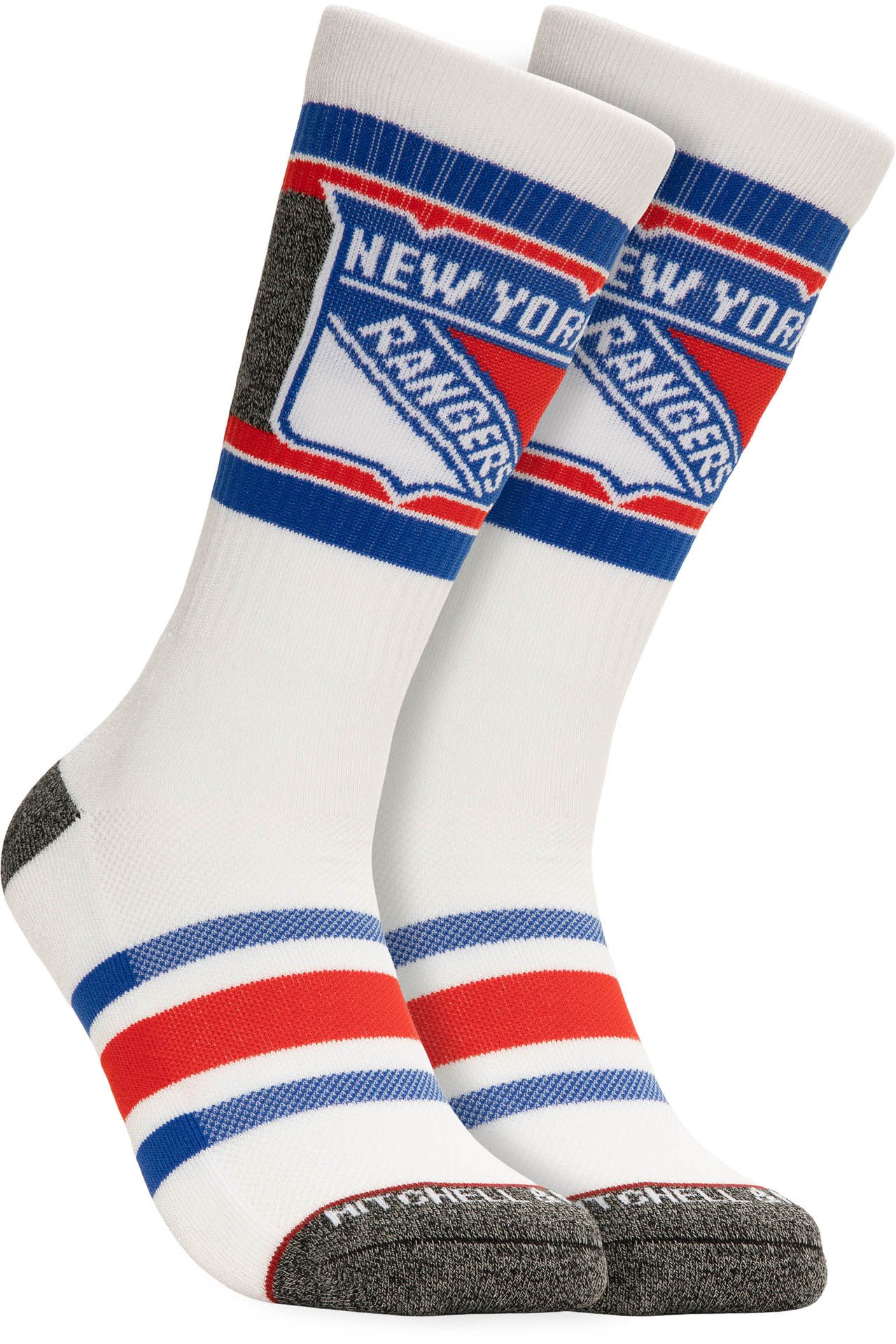 Mitchell & Ness New York Rangers Cross Bar Socks International Shipping