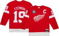 Mitchell & Ness Big & Tall Detroit Red Wings Steve Yzerman #19 Replica ...