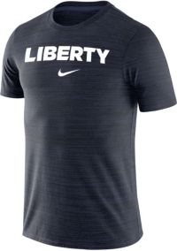 Nike Men's Liberty Flames Navy Dri-FIT Velocity Football Team Issue T ...
