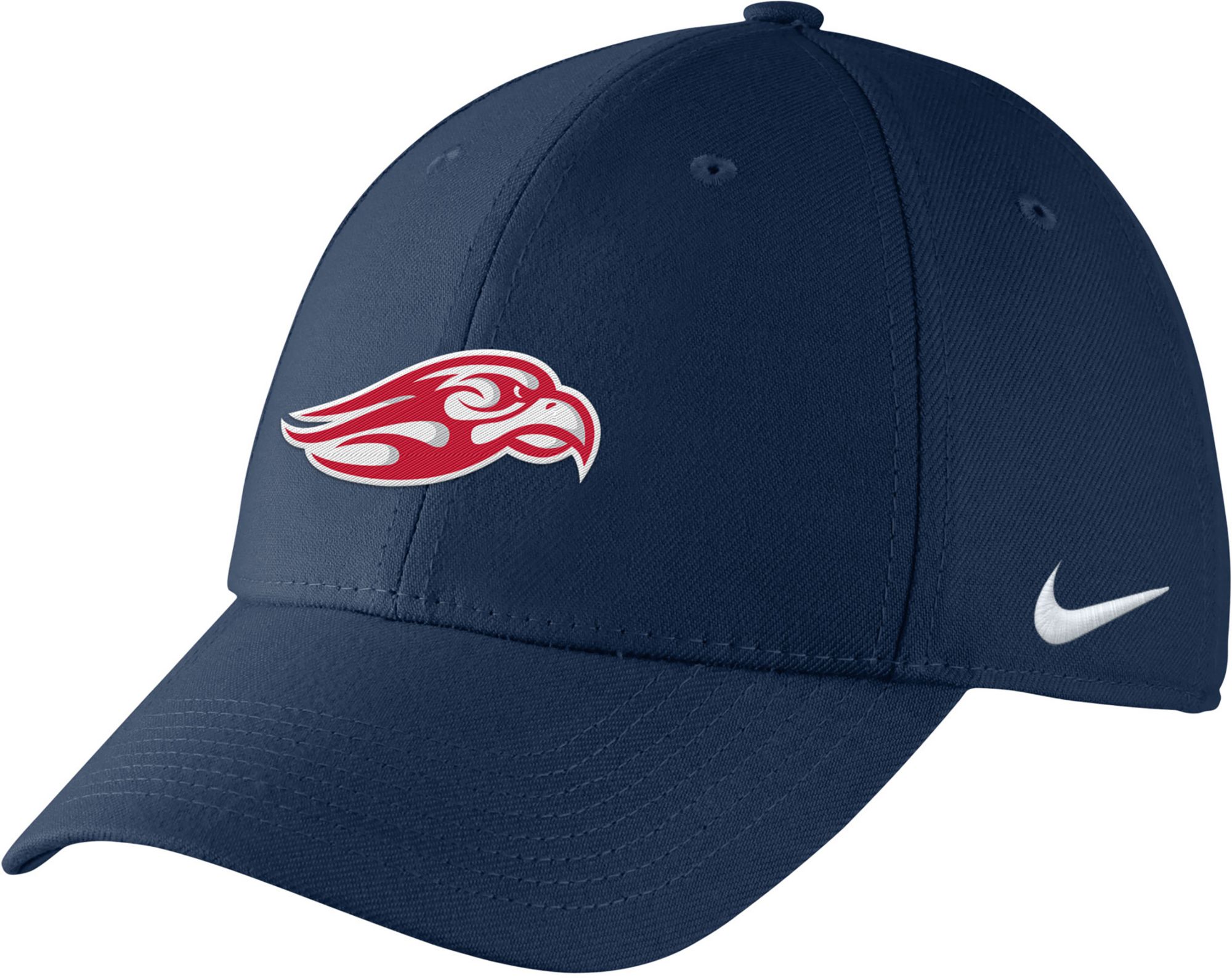 Nike Men's Liberty Flames Navy Swooshflex Flexfit Hat International ...