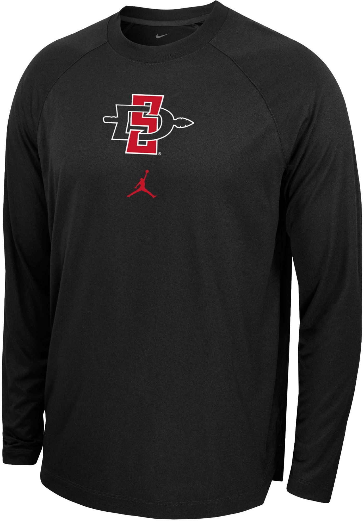 Nike Men's San Diego State Aztecs Black Spotlight Basketball Dri-Fit ...