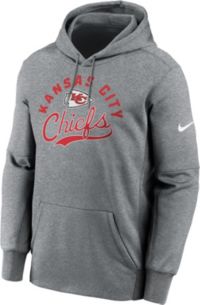Nike Men's Kansas City Chiefs Team Script Grey Pullover Hoodie | Dick's ...