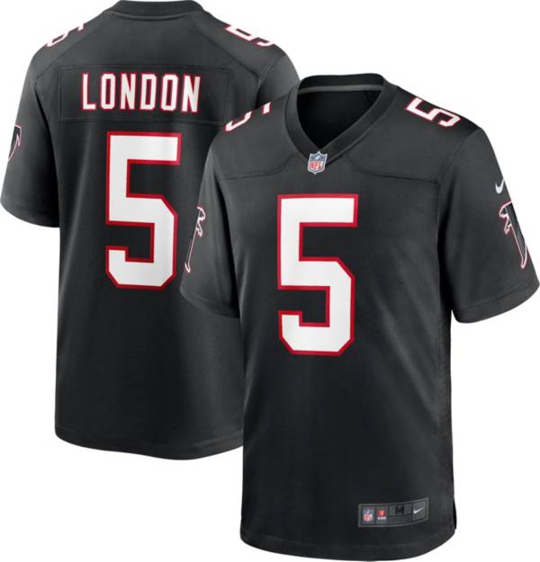 Nike Men's Atlanta Falcons Drake London #5 Alternate Game Jersey | Dick ...