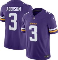 Nike Men's Minnesota Vikings Jordan Addison #3 Vapor F.U.S.E. Purple ...