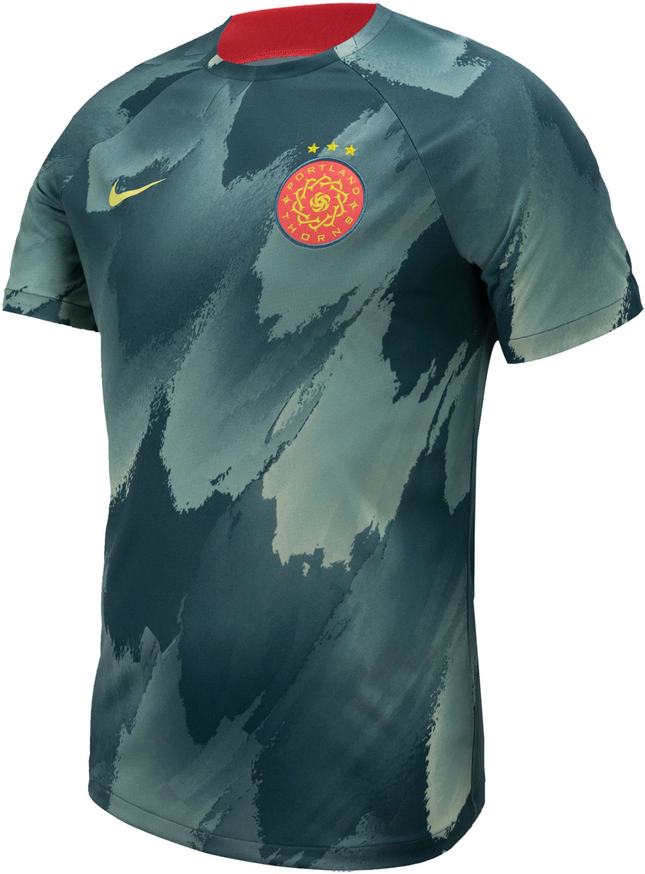 Nike Adult Portland Thorns 2024 Grey Prematch Jersey International Shipping