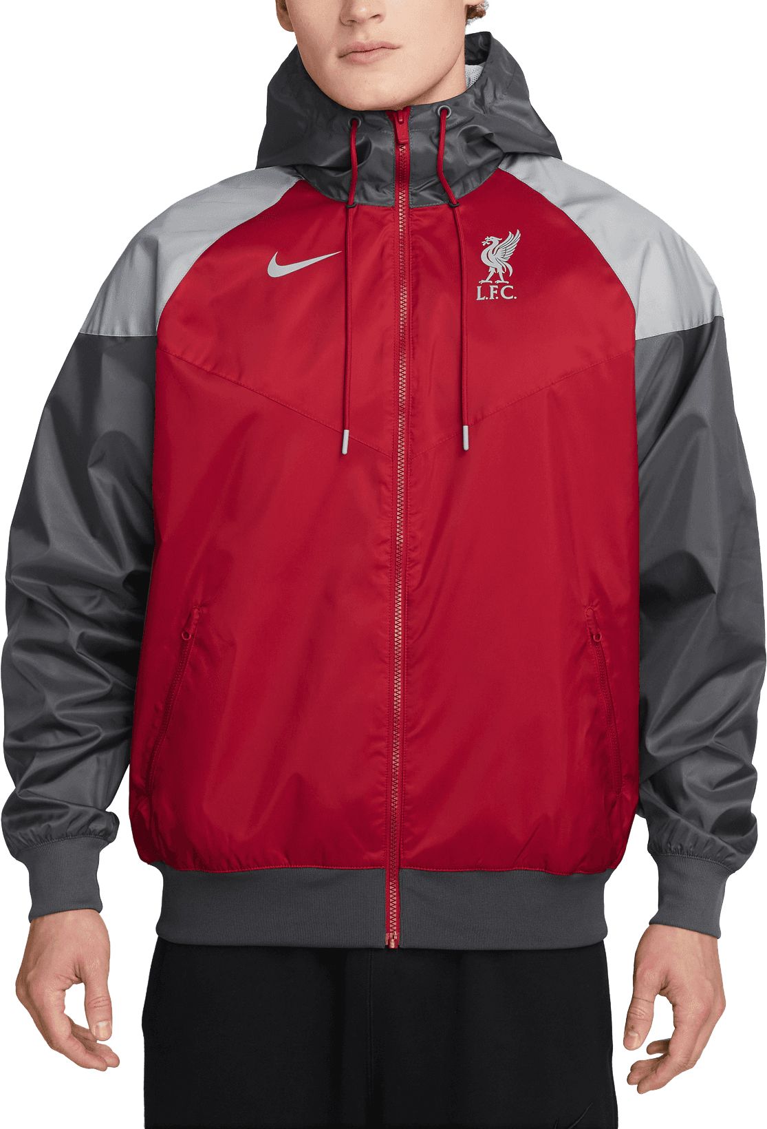 Nike Adult Liverpool Fc 2023 Logo Red Windbreaker Jacket International ...