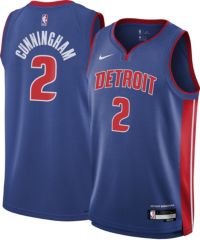 Nike Youth Detroit Pistons Cade Cunningham #2 Blue Swingman Jersey ...