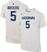 Nike Youth UConn Huskies Paige Bueckers #5 White Core Cotton T-Shirt ...