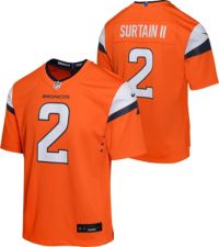 Nike Youth Denver Broncos Patrick Surtain II #2 Orange Game Jersey ...