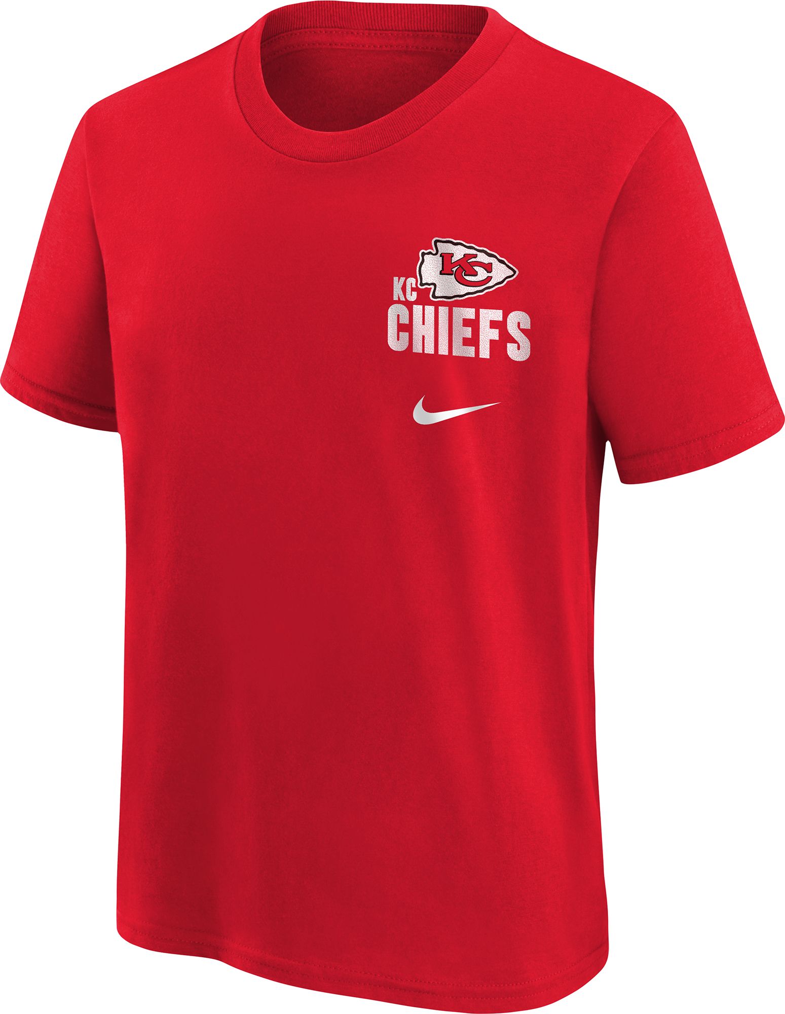 Nike Youth Kansas City Chiefs Back Slogan Red T-Shirt - Big Apple Buddy