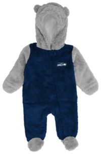 NFL Team Apparel Infant Seattle Seahawks Game Team Color Nap Teddy ...