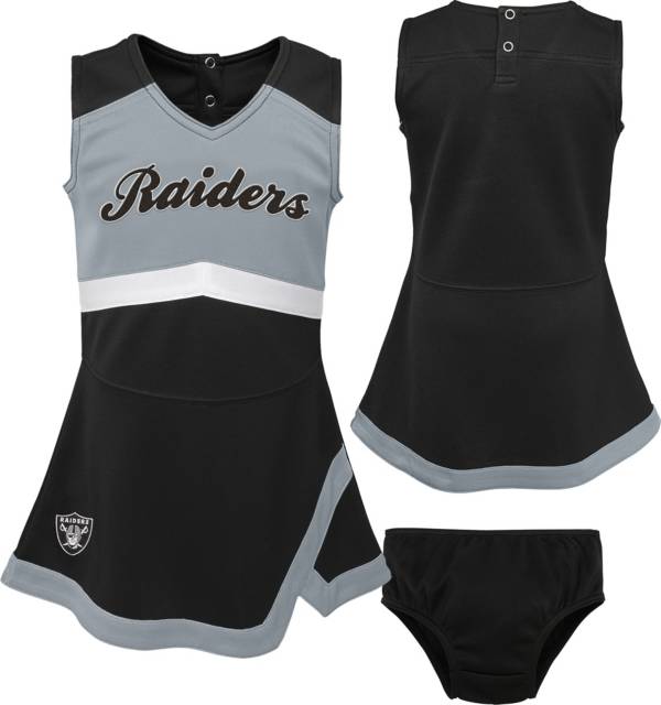 NFL Team Apparel Toddler Las Vegas Raiders Cheer Dress | Dick's ...