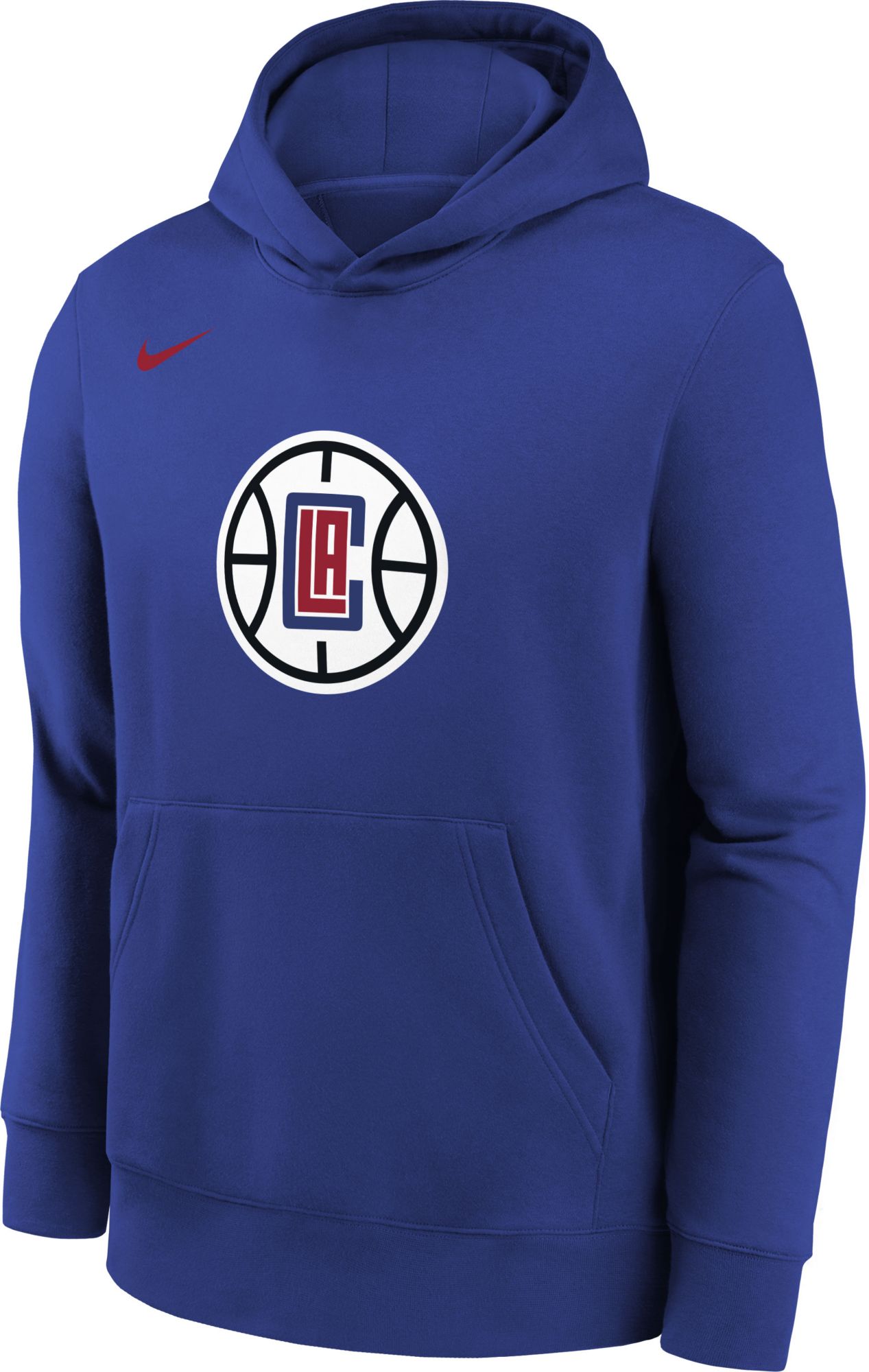 Nike Youth Los Angeles Clippers Blue Club Logo Fleece Sweatshirt ...