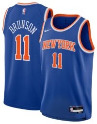 Nike Youth New York Knicks Jalen Brunson #11 Swingman Icon Jersey ...