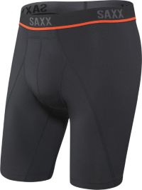 SAXX Men's Kinetic Light Compression Mesh Long Leg Boxer Brief ...