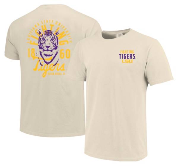 Image One Men's LSU Tigers Ivory Mascot Local T-Shirt | Dick's Sporting ...