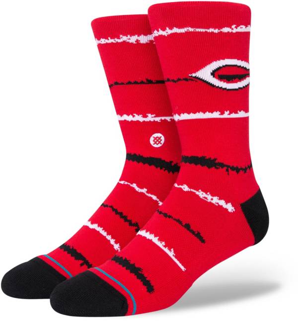 Stance Cincinnati Reds Red Chalk Crew Sock | Dick's Sporting Goods