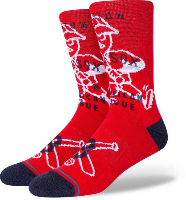 Stance Boston Red Sox Red Hey Batter Crew Sock Dicks Sporting Goods