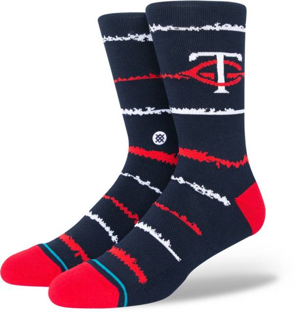 Stance Minnesota Twins Dark Blue Chalk Crew Sock | Dick's Sporting Goods