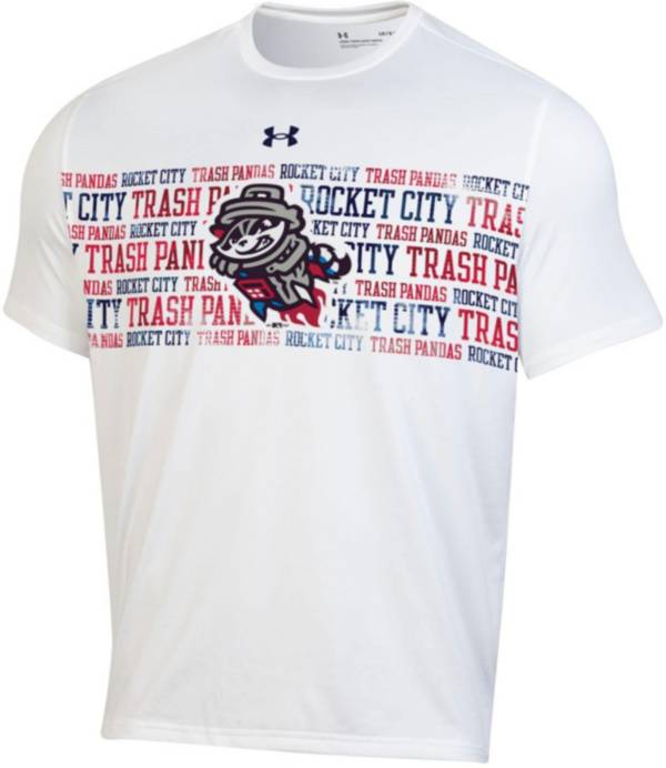 Under Armour Men's Rocket City Trash Pandas White Gameday T-Shirt ...