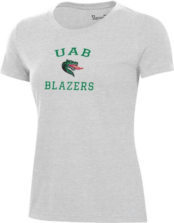 Under Armour Women's UAB Blazers Silver Heather Pennant T-Shirt | Dick ...