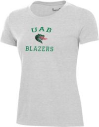 Under Armour Women's UAB Blazers Silver Heather Pennant T-Shirt | Dick ...