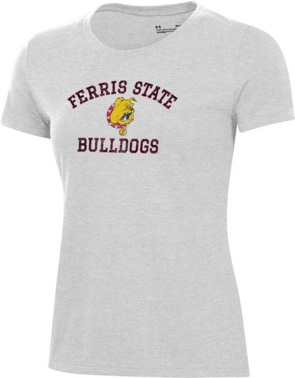 Under Armour Women's Ferris State Bulldogs Silver Heather Pennant T ...