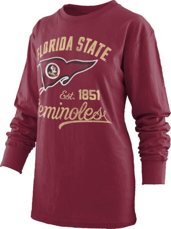 Pressbox Women's Florida State Seminoles Garnet Old Standard Long ...