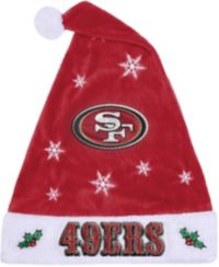FOCO Adult San Francisco 49ers Santa Hat | Dick's Sporting Goods