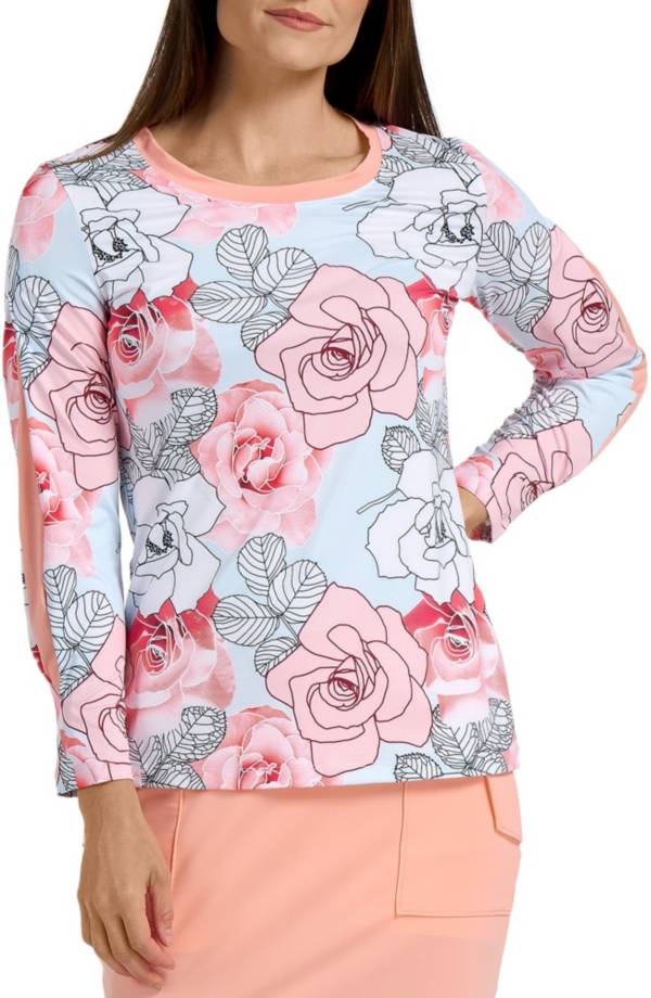 Swingdish Womens Faye Long Sleeve Golf Shirt Dicks Sporting Goods