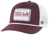 '47 Adult Texas A&M Aggies Dark Maroon Ellington Rope Trucker Hat ...