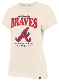 '47 Women's Atlanta Braves Cream Rally Cry Frankie T-Shirt | Dick's ...