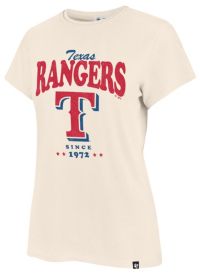 '47 Women's Texas Rangers Cream Rally Cry Frankie T-Shirt | Dick's ...