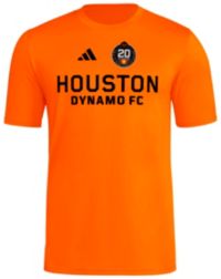 adidas Adult Houston Dynamo 2025 Orange Jersey Hook Home T-Shirt | Dick ...