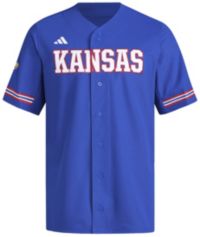adidas Men's Kansas Jayhawks Team Royal Blue Baseball Replica Jersey ...