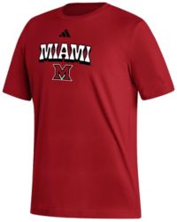 adidas Men's Miami RedHawks Red Fresh T-Shirt | Dick's Sporting Goods