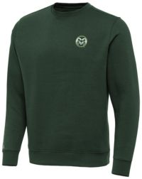Antigua Men's Colorado State Rams Dark Pine Victory Pullover Crewneck ...
