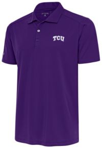 Antigua Men's TCU Horned Frogs Dark Purple Tribute Performance Polo ...
