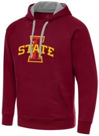Antigua Men's Iowa State Cyclones Cardinal Red Victory Pullover Hoodie ...