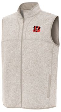 Antigua Men's Cincinnati Bengals Fortune Full Zip Vest | Dick's ...