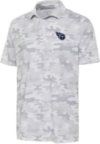Antigua Men's Tennessee Titans Collide White Camo Polo | Dick's ...