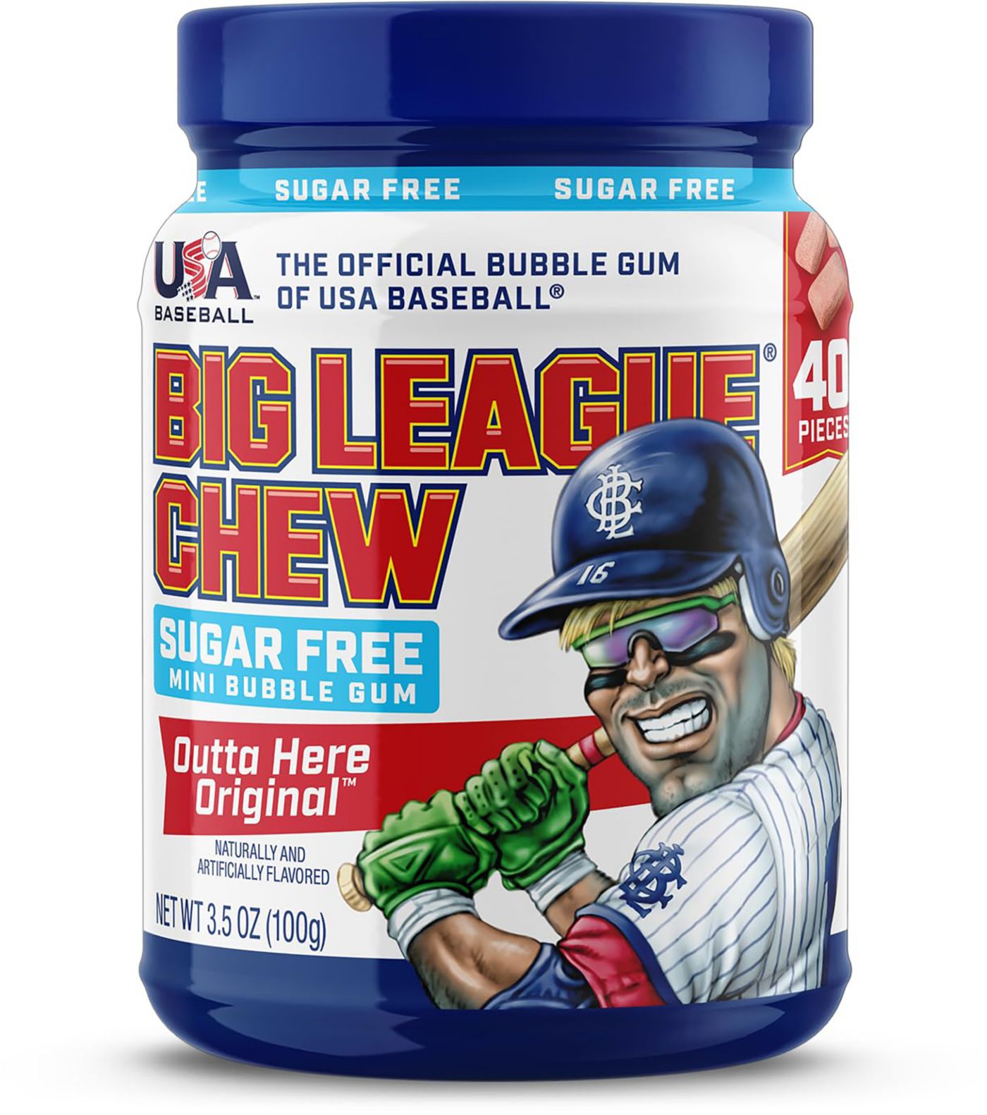 Big League Chew Sugar Free Mini Bubble Gum | Dick's Sporting Goods
